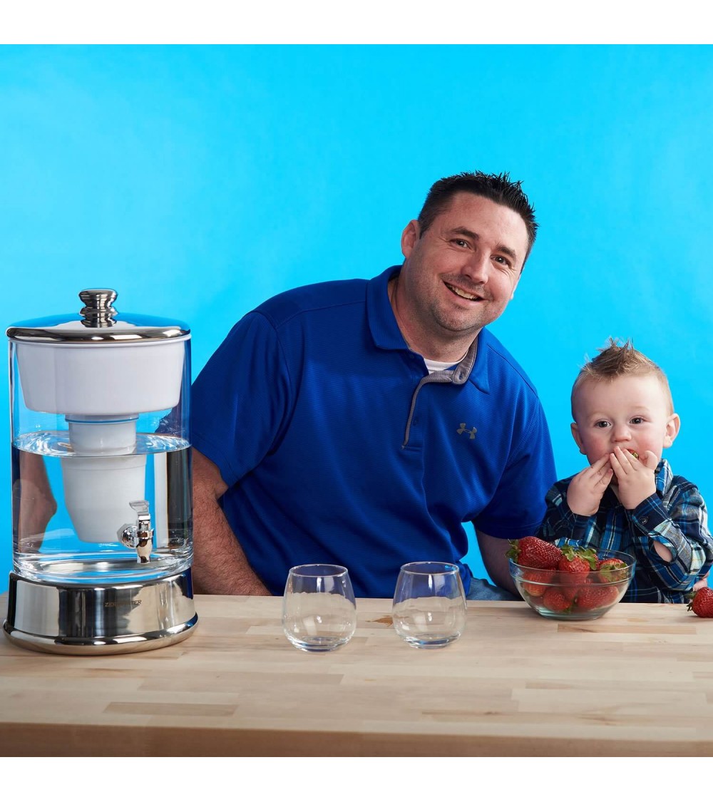 ZEROWATER 40 CUP / 9.5L GLASS DISPENSER | OFFICIAL ZEROWATER SHOP
